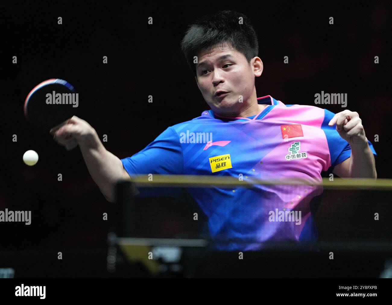 Peking, China. Oktober 2024. LIN Shidong trifft im Halbfinale der ...