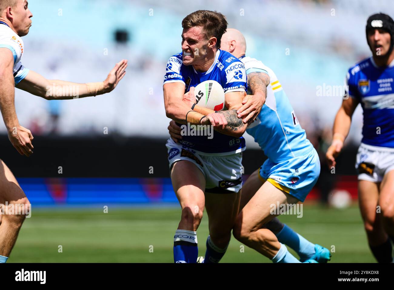 Sydney, Australien, 6. Oktober 2024. Samuel Stonestreet von den Newtown ...