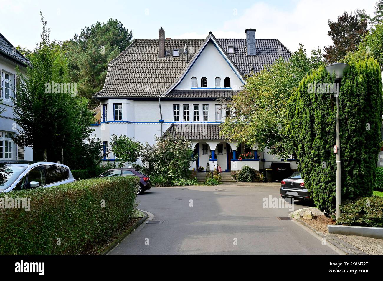15.09.2024, Deutschland, Nordrhein-Westfalen, Ruhrgebiet, Dortmund. Siedlung Gartenstadt. Die ...