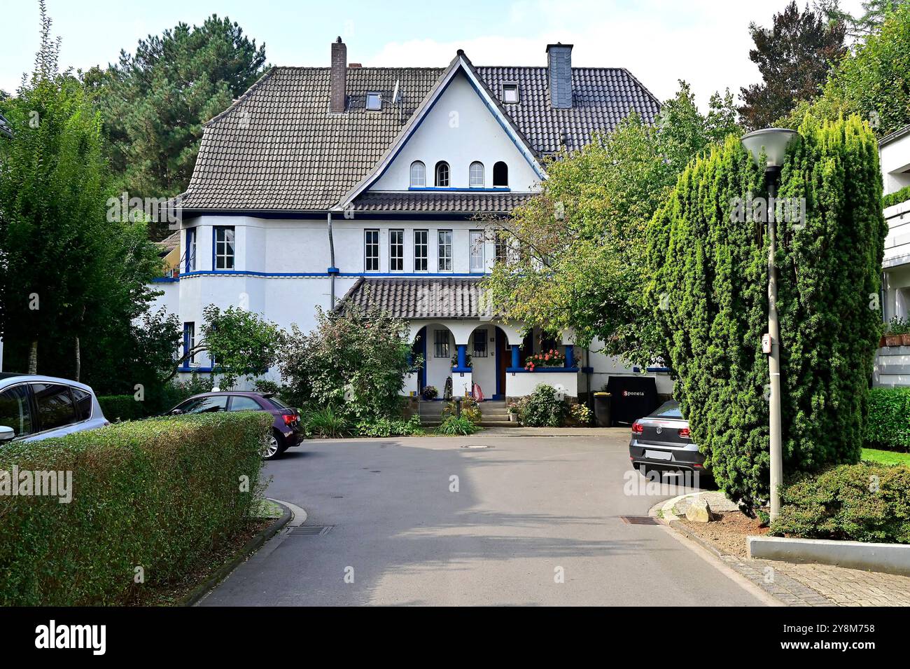 15.09.2024, Deutschland, Nordrhein-Westfalen, Ruhrgebiet, Dortmund. Siedlung Gartenstadt. Die ...