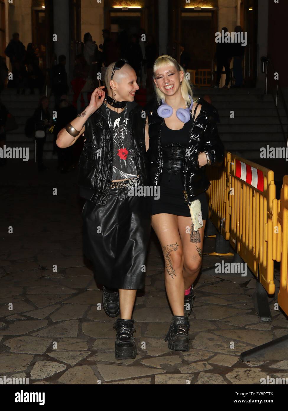 Rom, verlässt die Rai Studios am Ende von 'Dancing with the Stars'. Auf ...