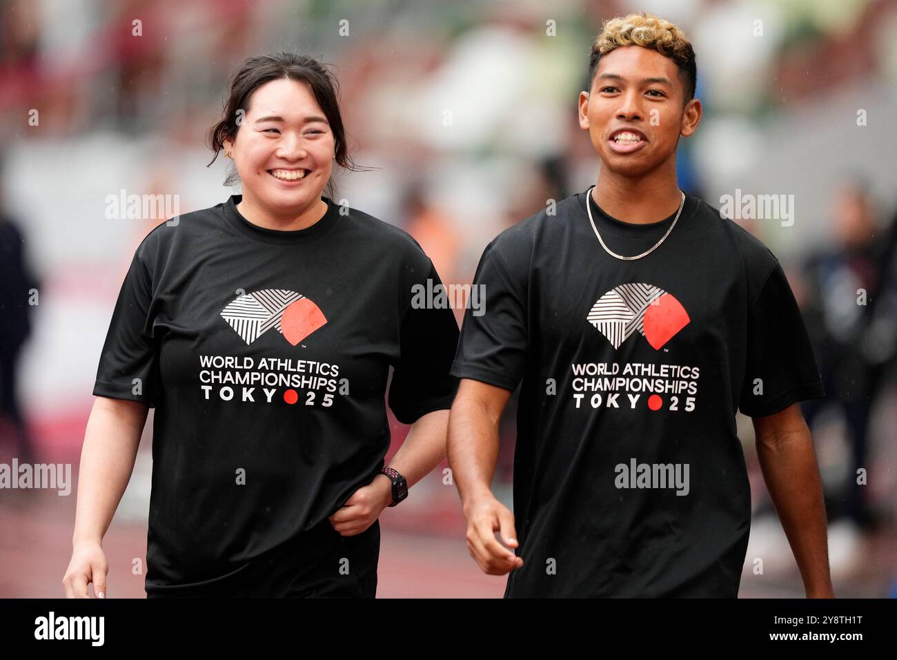Tokio, Japan. Oktober 2024. (L-R) Haruka Kitaguchi, Abdul Hakim Sani Brown Athletics ...