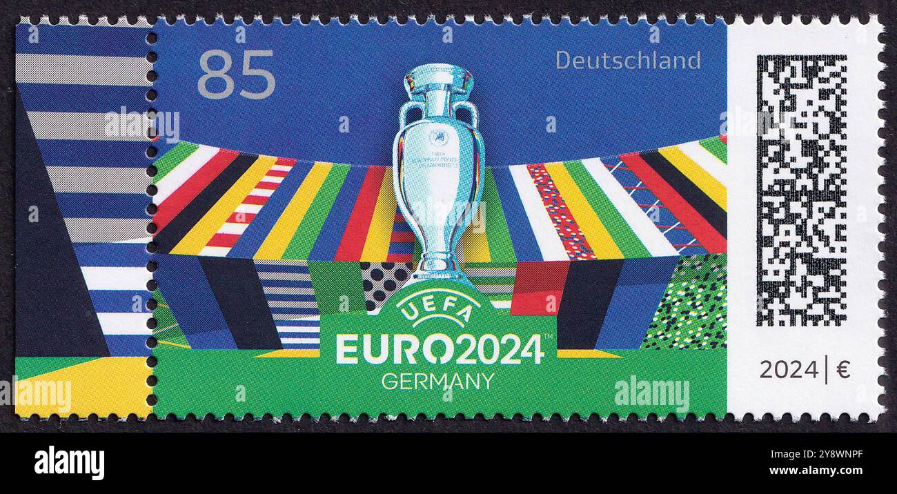REKORDDATUM NICHT ANGEGEBEN Briefmarke Deutsche Post 2024: UEFA ...