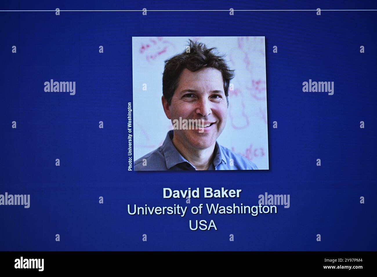 STOCKHOLM, SCHWEDEN 20241009David Baker, University of Washington, USA ...