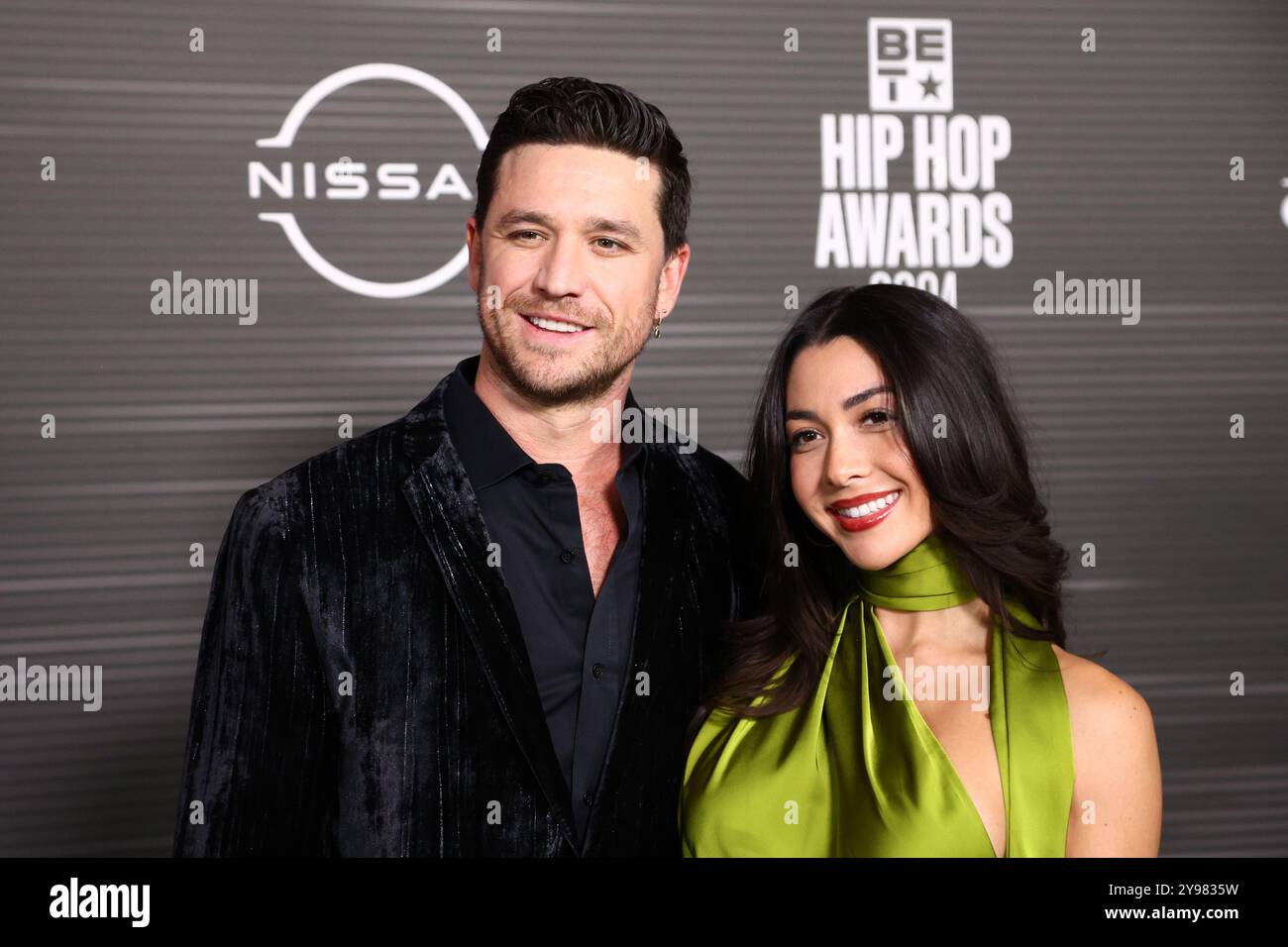 Las Vegas, Usa. Oktober 2024. (L-R) Dustin Drai und Kattleya Conroy ...