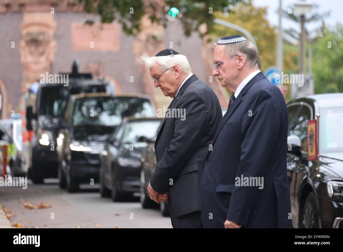 Bundespraesident Frank-Walter Steinmeier und reiner Haseloff CDU ...