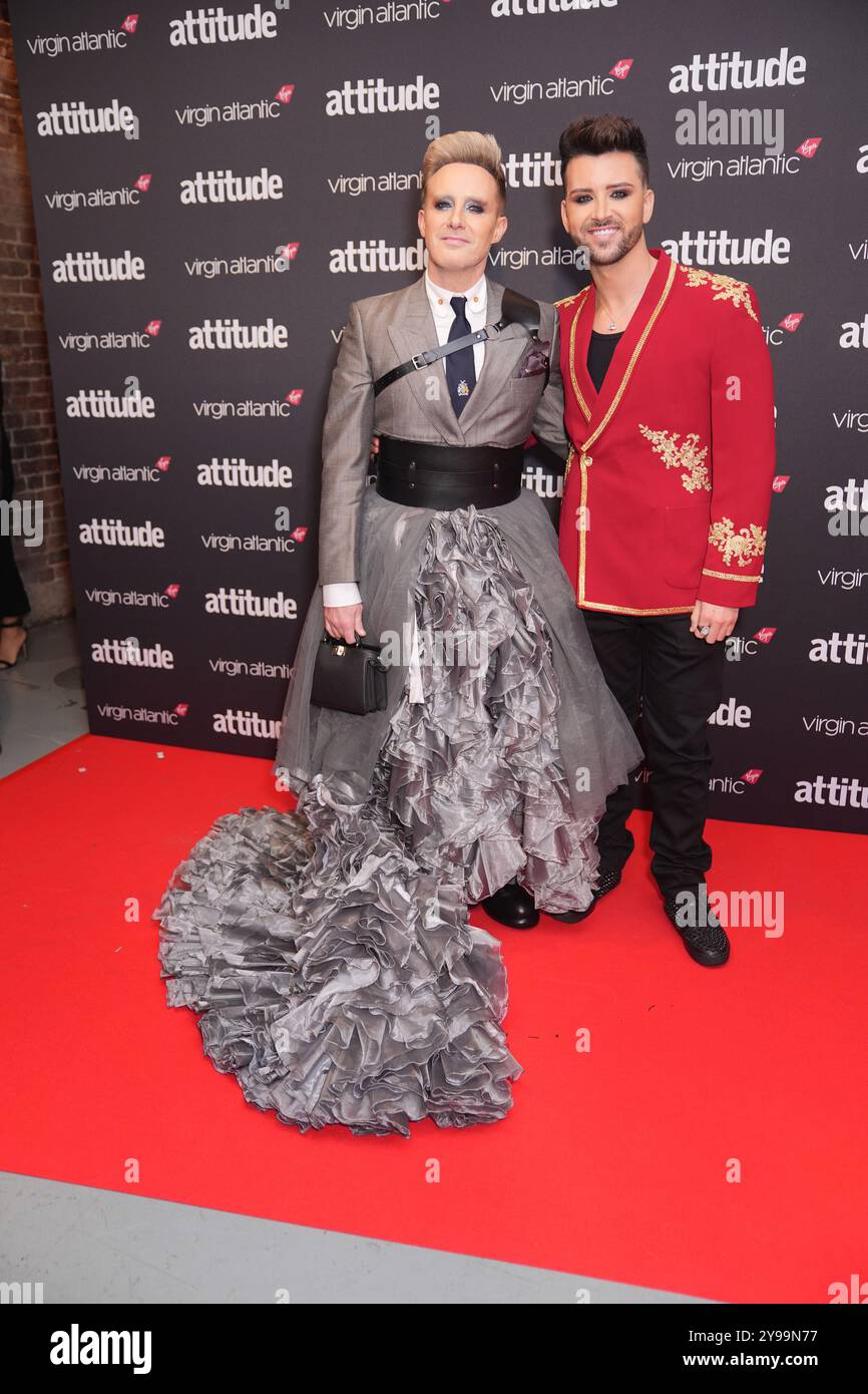 Steps Star Ian 'H' Watkins und Tom Hope nehmen an den Virgin Atlantic ...