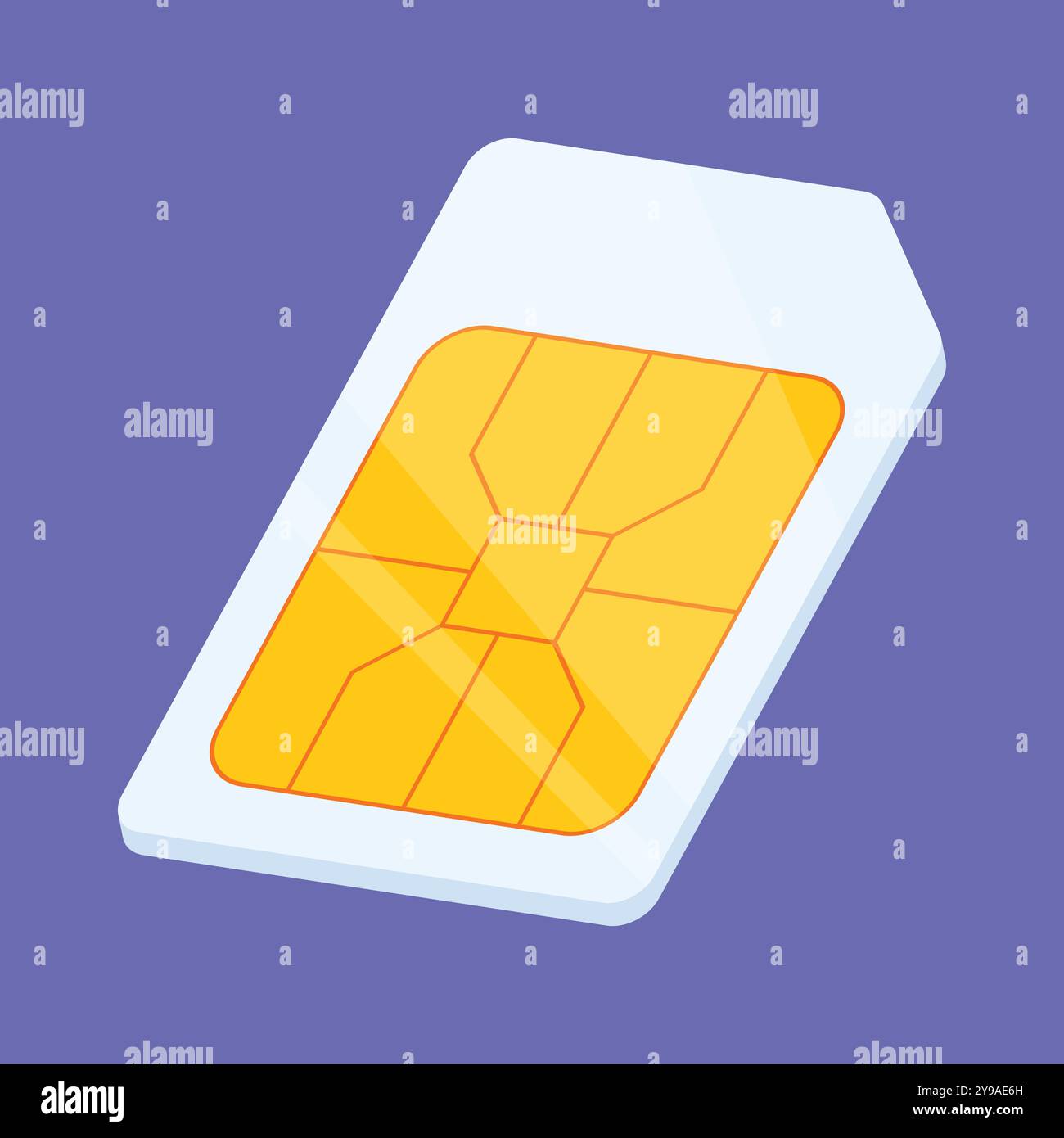 Abbildung des SIM-Vektors. Abbildung: Netzwerk-sim. Vektorsymbol SIM ...