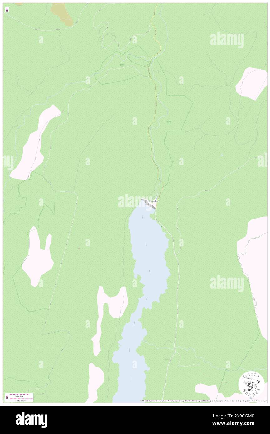 Rowallan Dam, Meander Valley, AU, Australien, Tasmanien, s 41 43' 47 ...