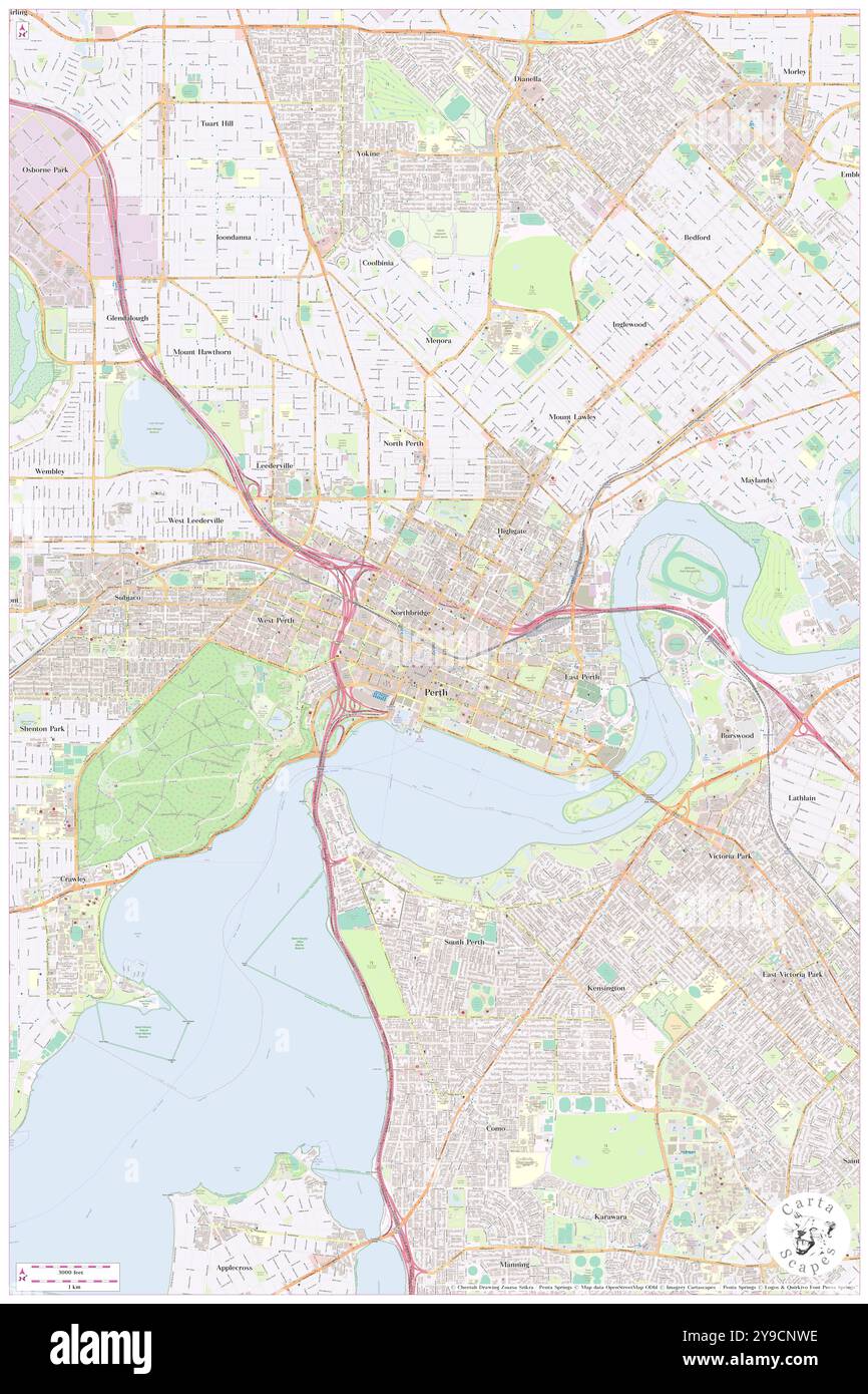 Harry Boan Footbridge, City of Perth, AU, Australien, Western Australia ...