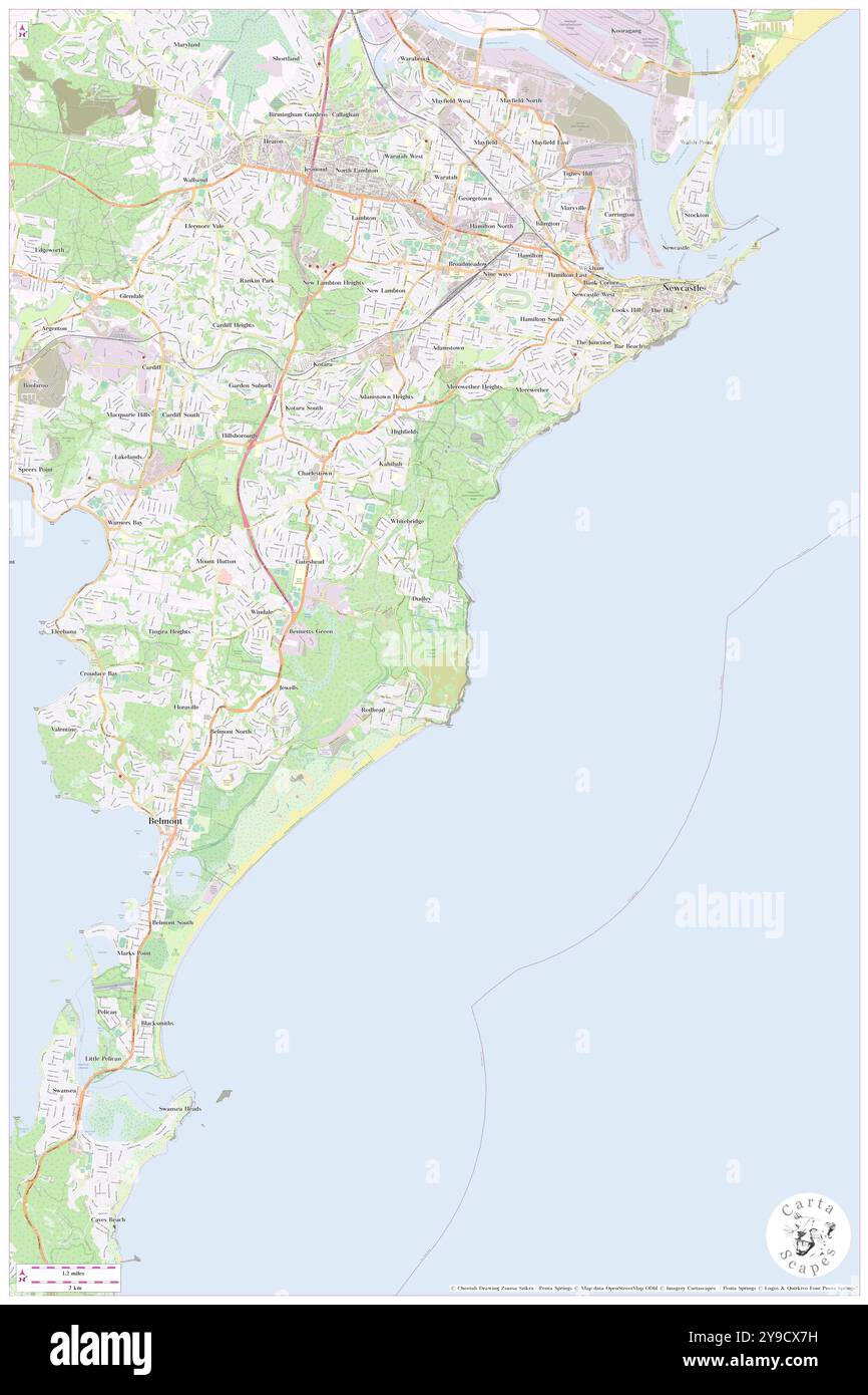 Awabakal Nature Reserve, , AU, Australien, New South Wales, s 32 59' 54 ...