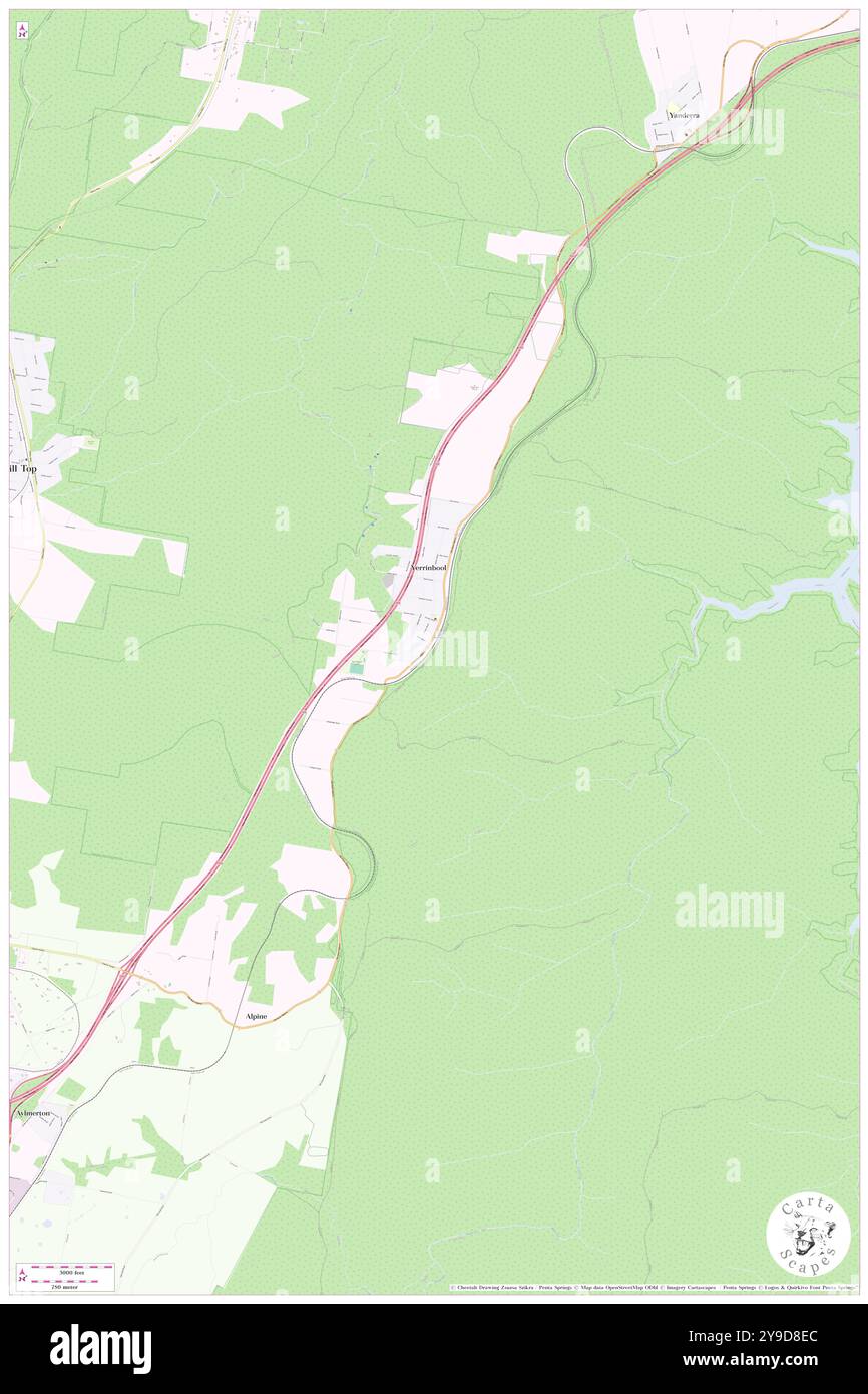 Bahnhof Yerrinbool, Wingecarribee, AU, Australien, New South Wales, s ...