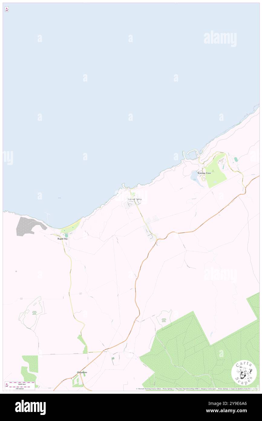 Second Valley Post Office, Yankalilla, AU, Australien, Südaustralien, s ...