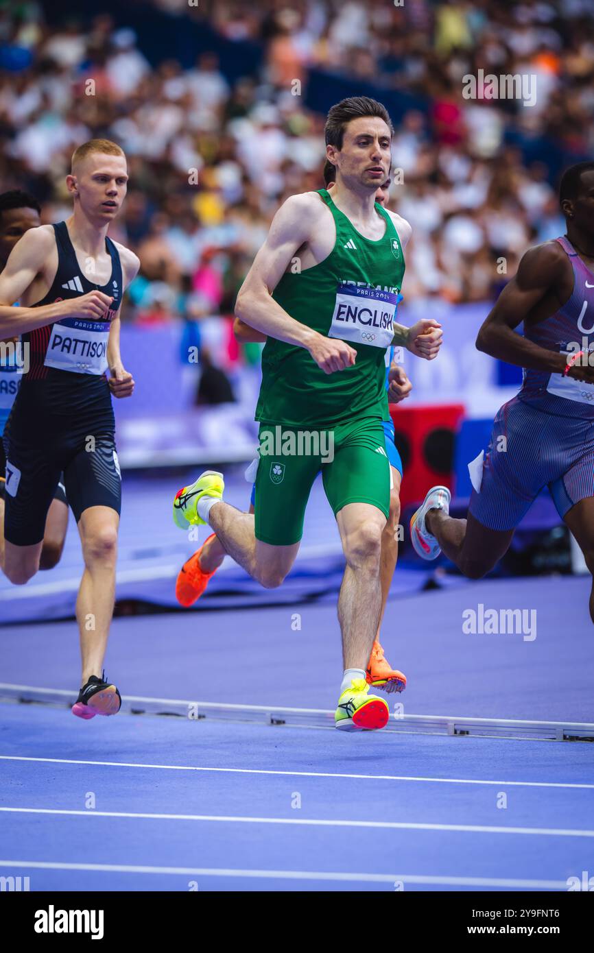 Mark English nimmt an den 800-Meter-Strecken der Olympischen Spiele ...