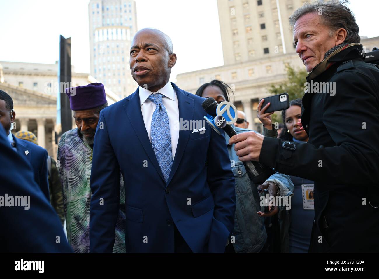 Bürgermeister Eric Adams hält Redewendungen beim 24. Jährlichen Triumph ...