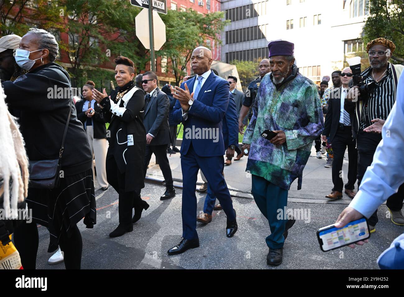 Bürgermeister Eric Adams hält Redewendungen beim 24. Jährlichen Triumph ...