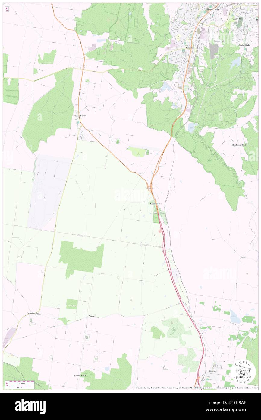 Ravenswood, Greater Bendigo, AU, Australien, Victoria, s 36 53' 57 ...
