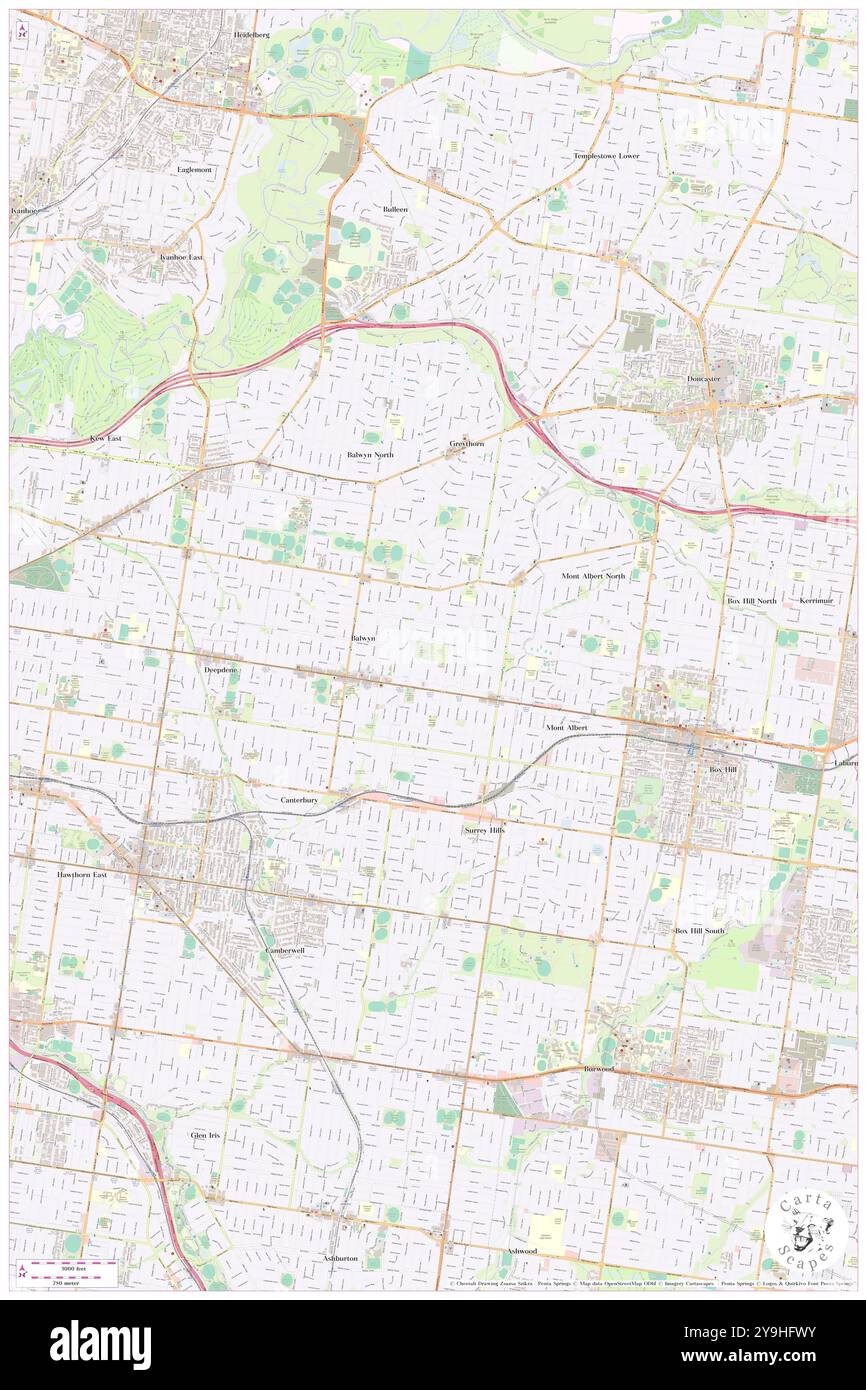 Beckett Park, Boroondara, AU, Australien, Victoria, s 37 48' 37'', N ...