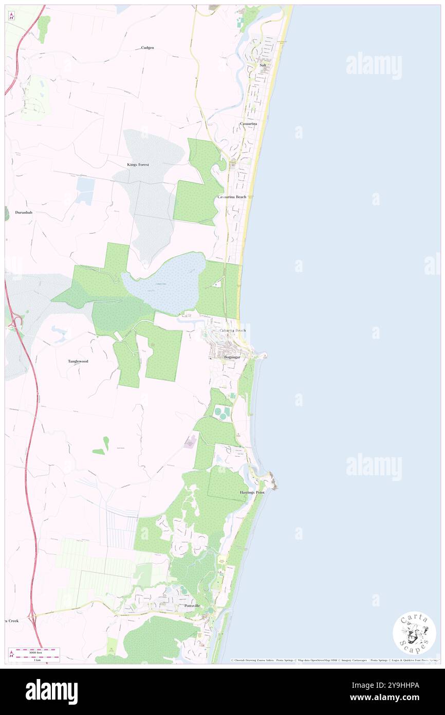 Cabarita Beach Lions Park, , AU, Australien, New South Wales, s 28 19 ...