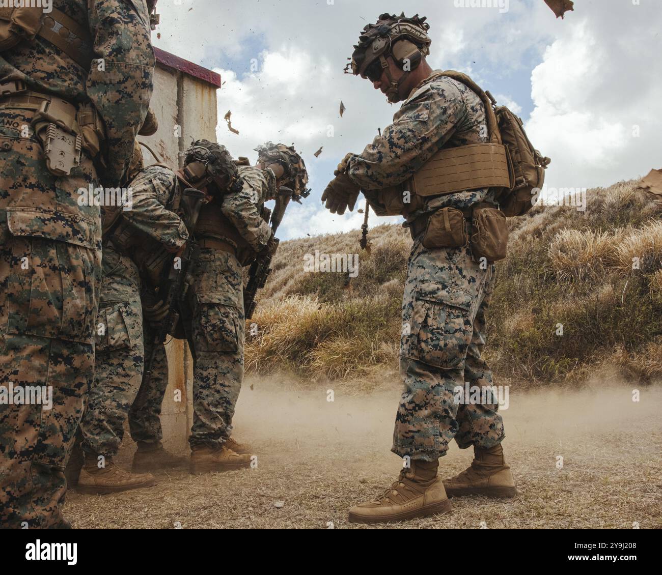 Leonel Saucedo, ein gebürtiger texanischer Feldwebel mit dem 3D ...