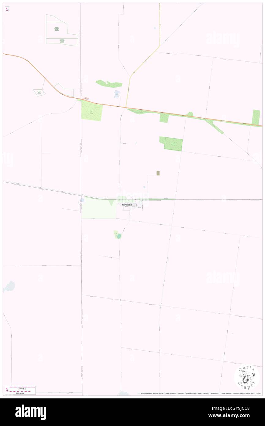 Serviceton Railway Station, West Wimmera, AU, Australien, Victoria, s ...