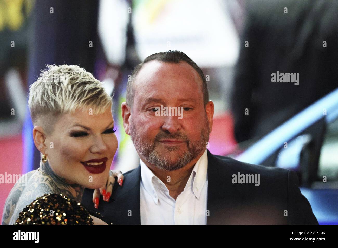 Melanie Mueller mit Freund Andreas Kunz bei der Verleihung des Radio Regenbogen Award 2024 im ...