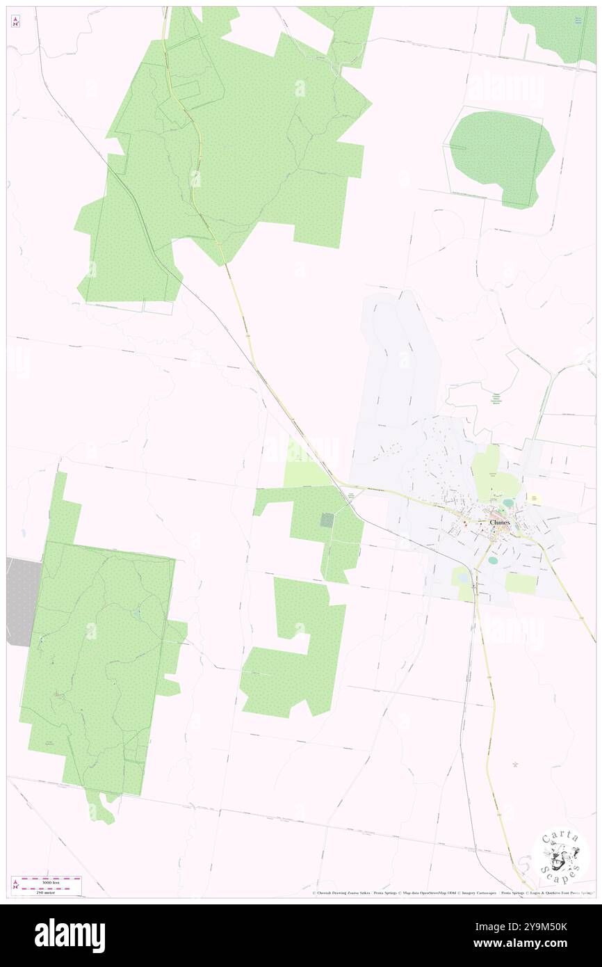 Clunes Golf Club, Hepburn, AU, Australien, Victoria, s 37 17' 4'', N ...
