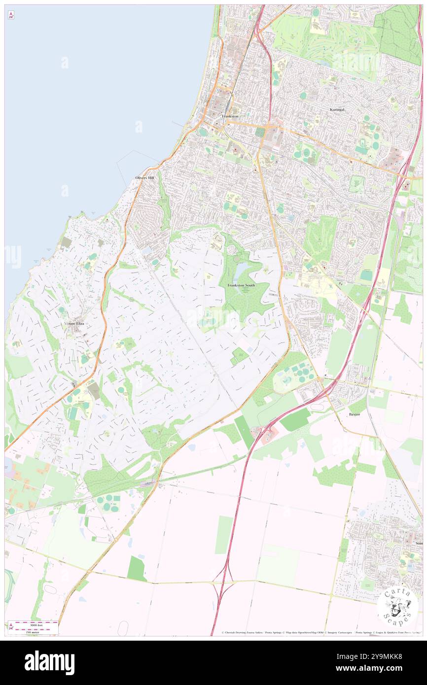 Overport Park, Frankston, AU, Australien, Victoria, s 38 10' 59''', N ...