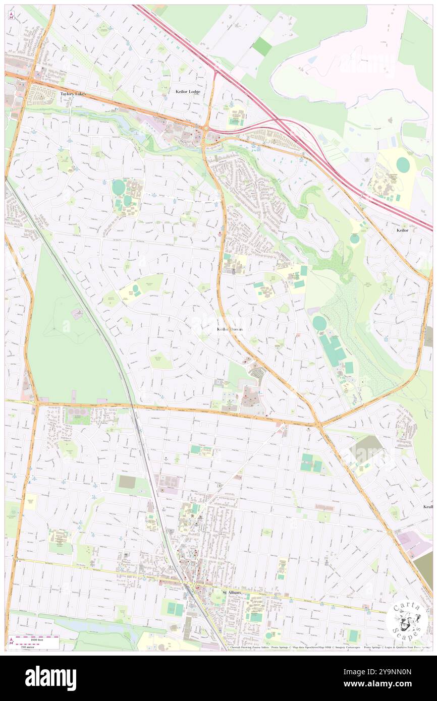 Keilor Downs, Brimbank, AU, Australien, Victoria, s 37 43' 24'', N 144 ...