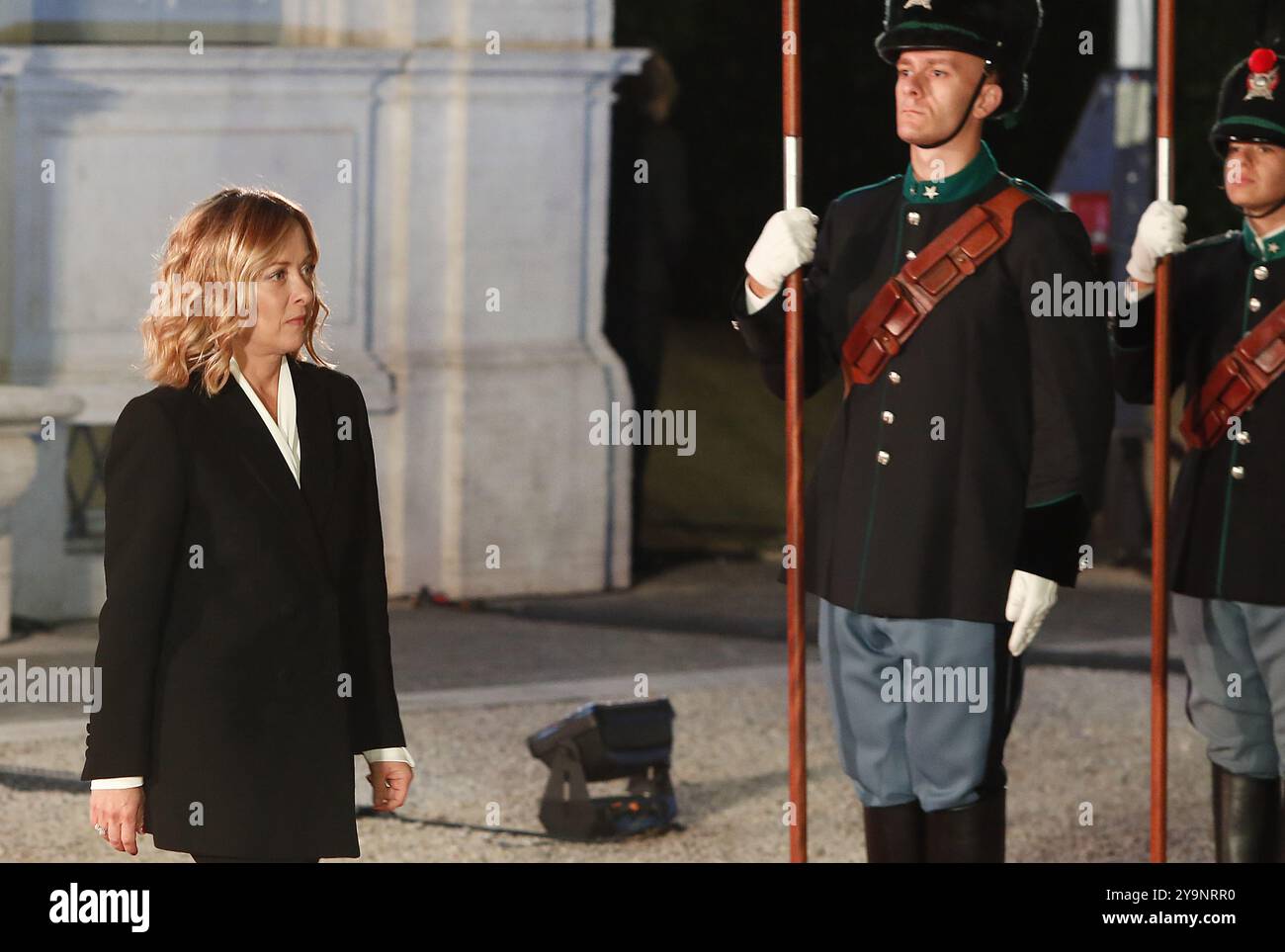 Rom, Treffen der Premierministerin Giorgia Meloni mit dem Präsidenten ...