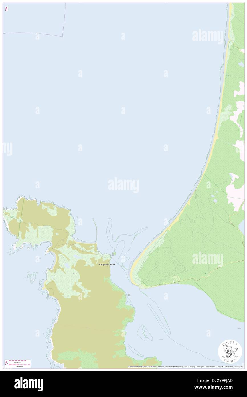 Braddon Bay, , AU, Australien, Tasmanien, s 42 11' 23'', N 145 13' 11 ...