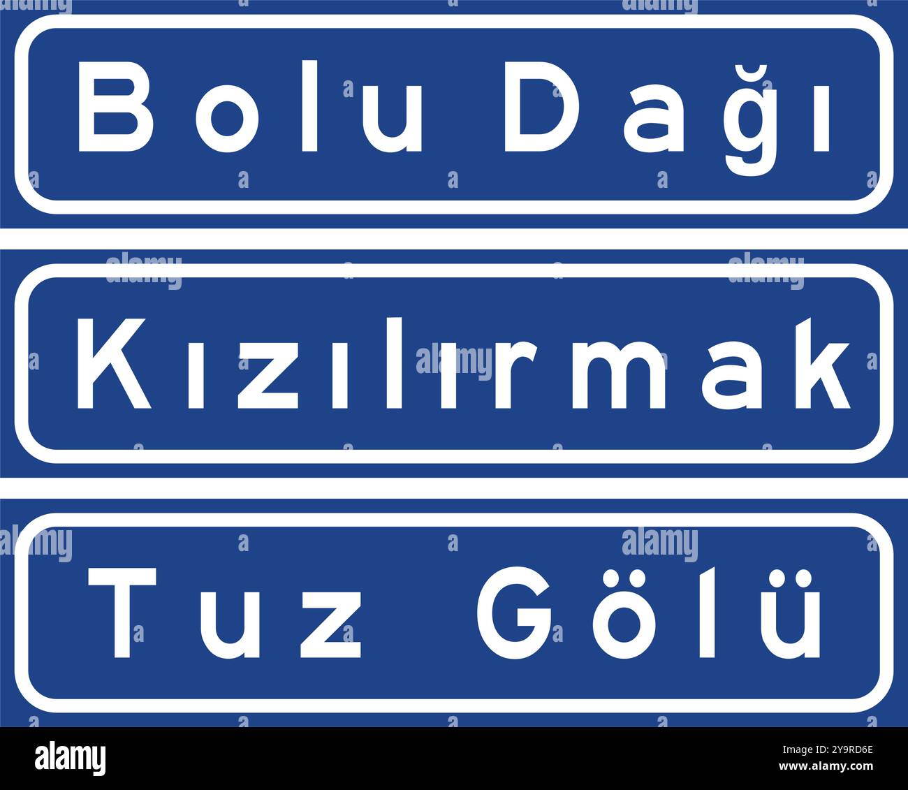 AAAA, Warnschilder, Türkei Highway Standard Verkehrsschilder (Türkisch ...