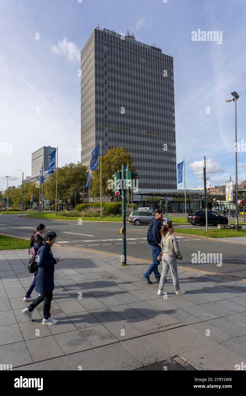 Das ehemalige Post-Bank Bürohochhaus in Essen. 29.09.2024, EU, DEU ...
