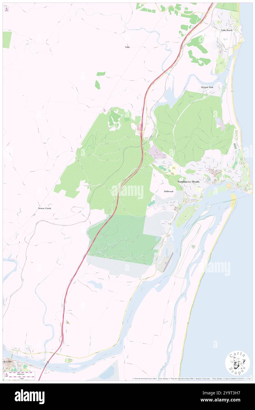 Nambucca Aboriginal Area, , AU, Australien, New South Wales, s 30 38 ...