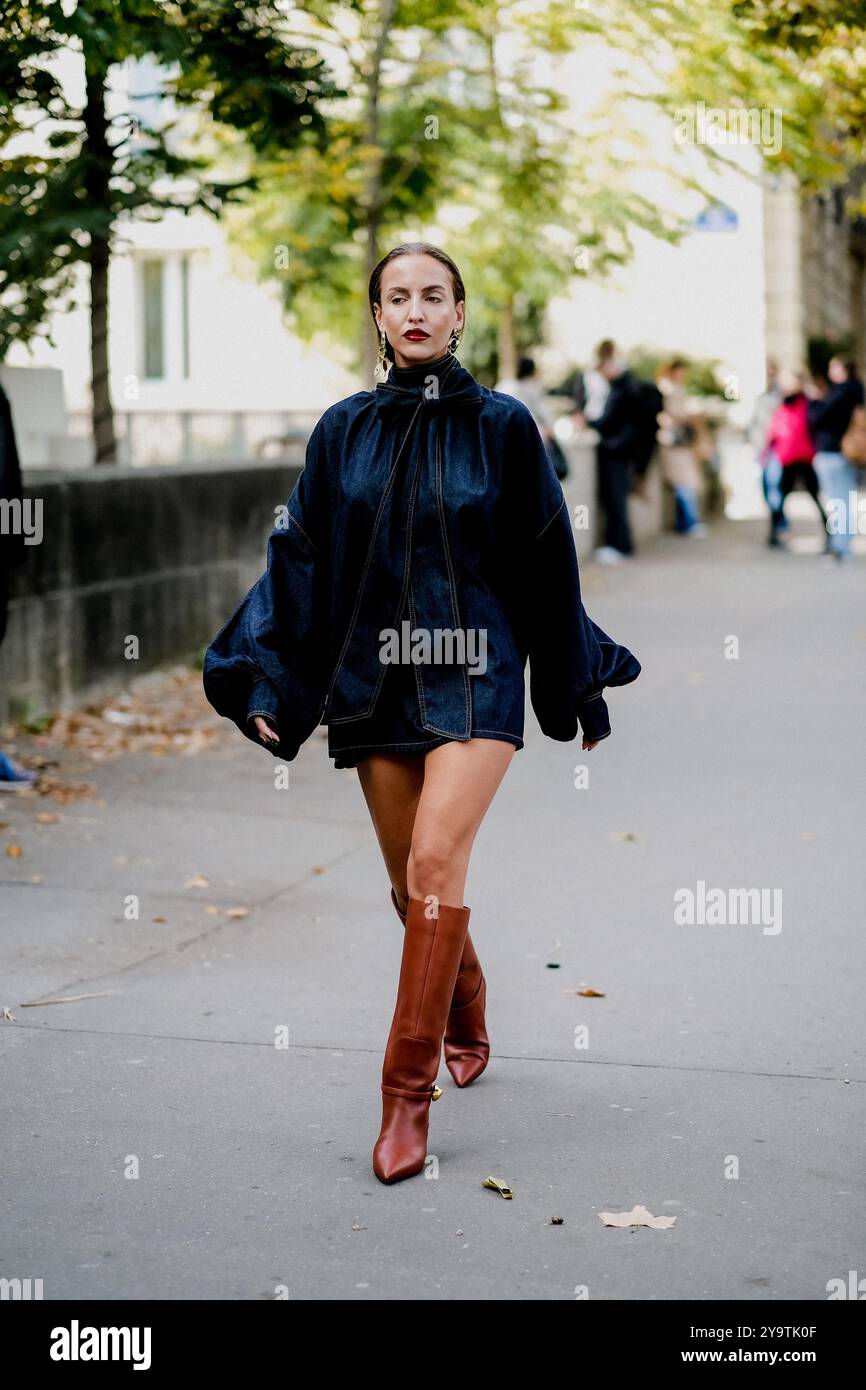 Paris, Frankreich. 30. September 2024. Street Style, Carla Ginola ...