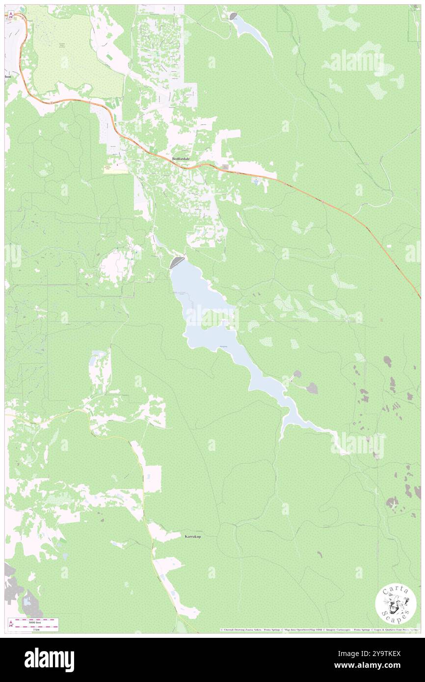 Wungong Reservoir, , AU, Australien, Westaustralien, s 32 12' 43'', N ...