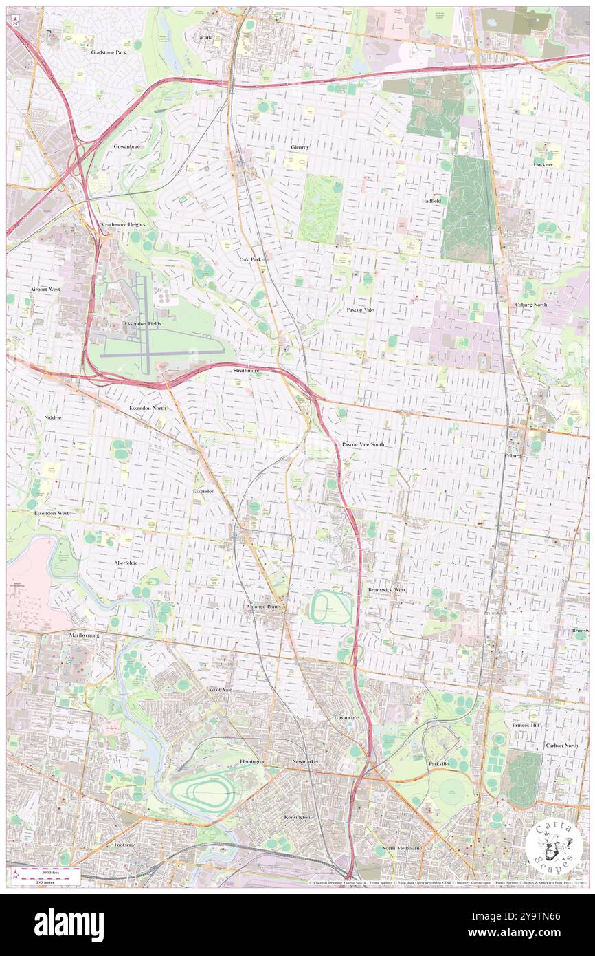 Strathmore Station, Moonee Valley, AU, Australien, Victoria, s 37 44 ...