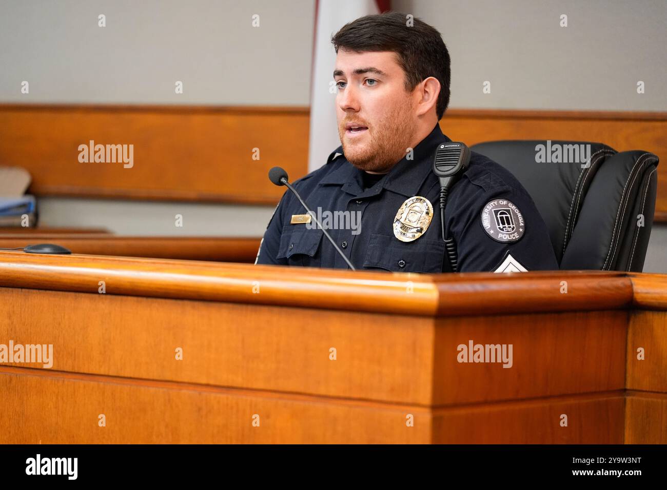 Sgt. Joshua Epps of the University of Georgia Police Department ...