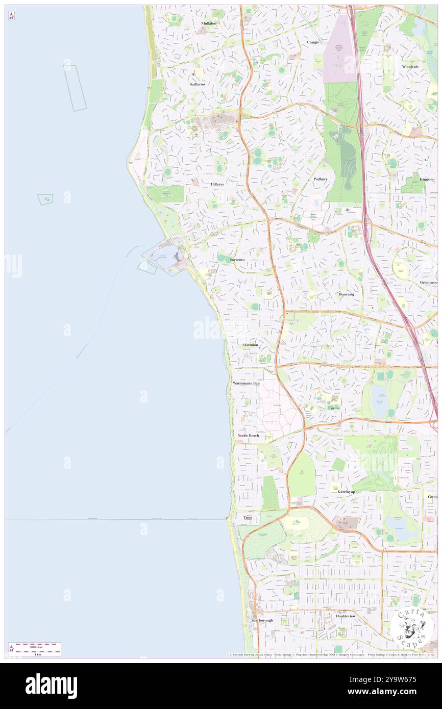 Marmion Beach, Joondalup, AU, Australien, Western Australia, s 31 50 ...