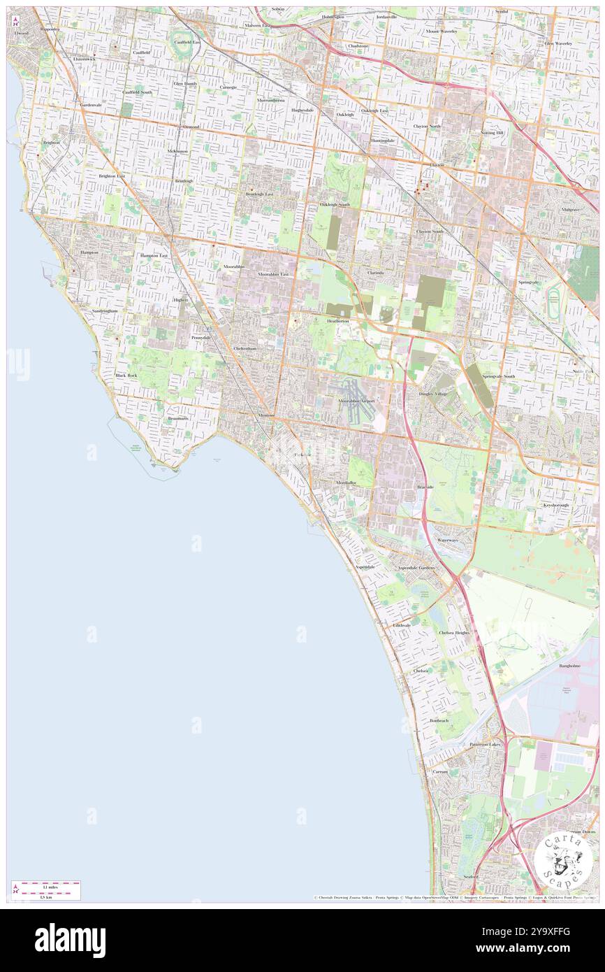 Parkdale, Kingston, AU, Australien, Victoria, s 37 59' 30'', N 145 4 ...
