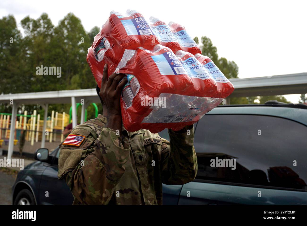 Hot Springs, Usa. 29. September 2024. Soldaten der US-Armee mit Task ...