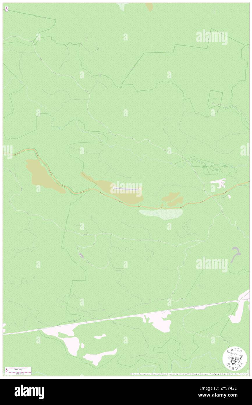 Flughafen Maydena (Forstkommission), Derwent Valley, AU, Australien ...