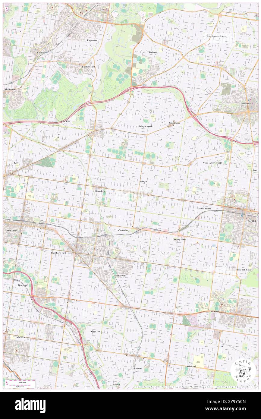 Balwyn Park, Boroondara, AU, Australien, Victoria, s 37 48' 49'', N 145 ...