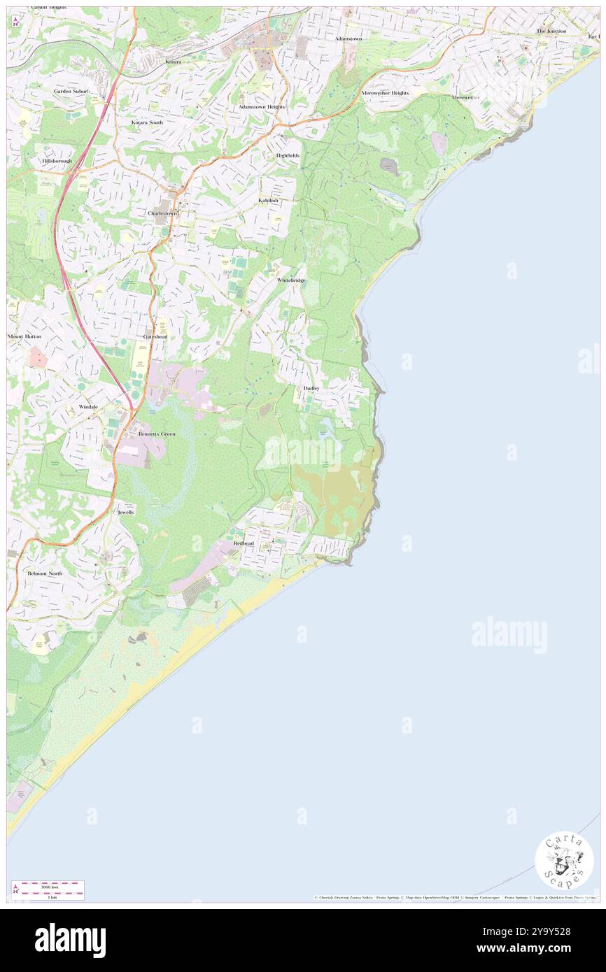 Awabakal Nature Reserve, , AU, Australien, New South Wales, s 32 59' 54 ...