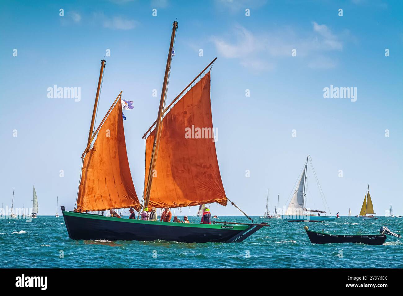 Frankreich, Morbihan, Golf von Morbihan, Arzon, Port Navalo, Joli Vent ...