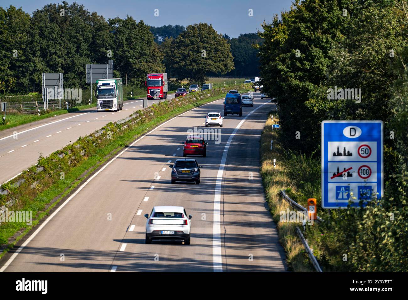 Wenig Befahrene Autobahn Schild