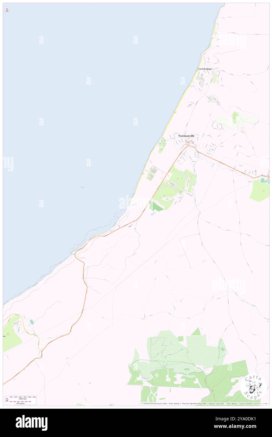 Yankalila River, Yankalilla, AU, Australien, Südaustralien, s 35 27' 56 ...