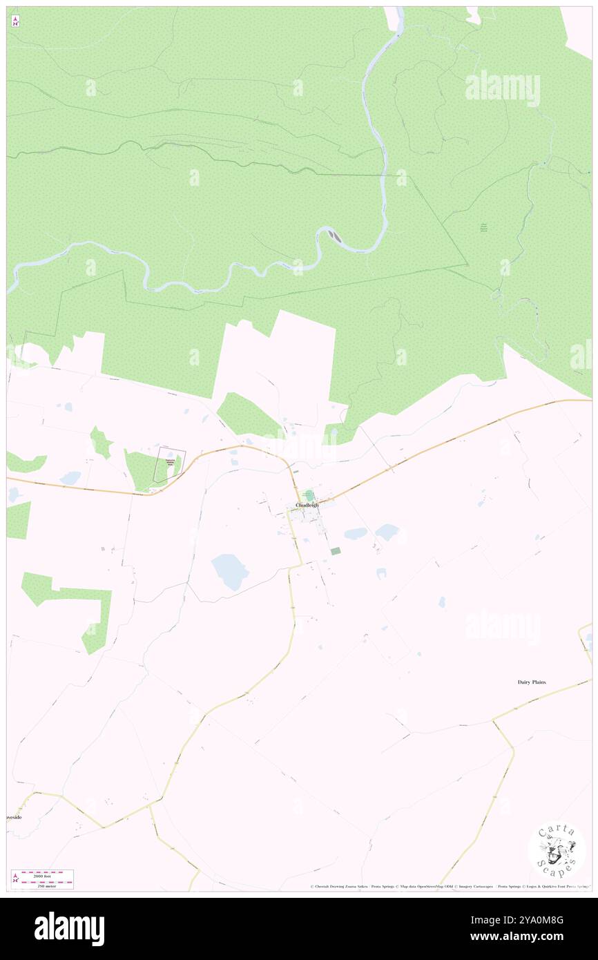 Mole Creek Main Road Bridge, Meander Valley, AU, Australien, Tasmanien ...
