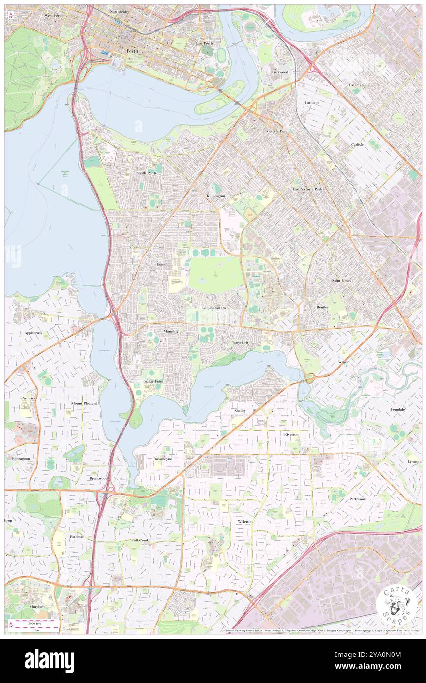 Lake Gillon, , AU, Australien, Westaustralien, s 32 0' 39'', N 115 52 ...