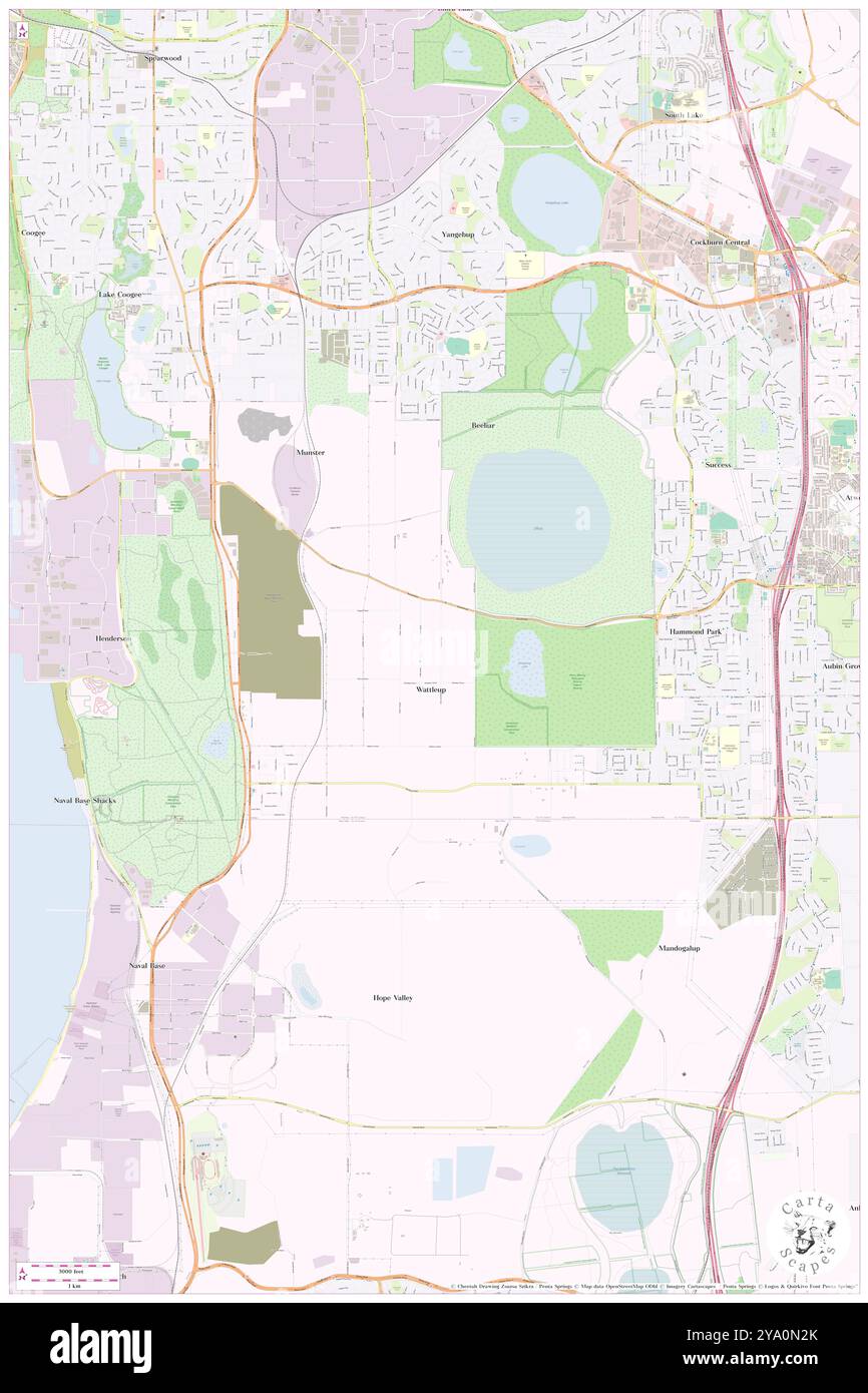 Wattleup, City of Cockburn, AU, Australien, Western Australia, s 32 10 ...